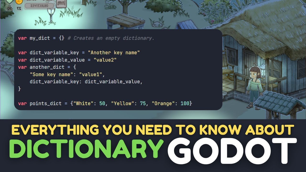 Everything You Need to Know About Dictionaries in Godot 4.4 | Store Player Stats the Right Way ...