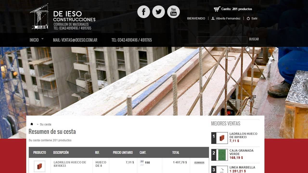 COMO COMPRAR POR NUESTRA WEB www.deieso.com.ar - YouTube