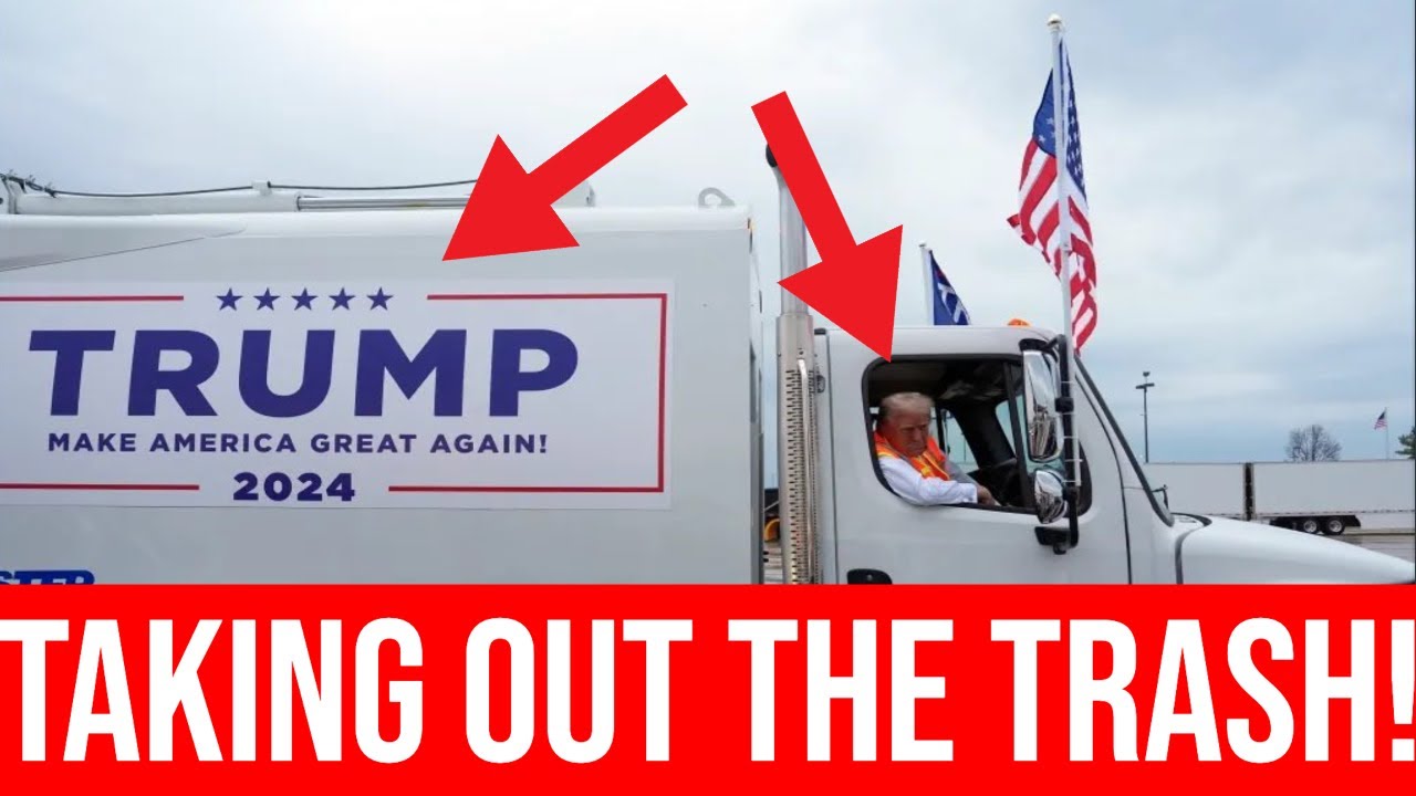 TAKING OUT THE TRASH: Trump's EXPLOSIVE Press Conference in Garbage ...
