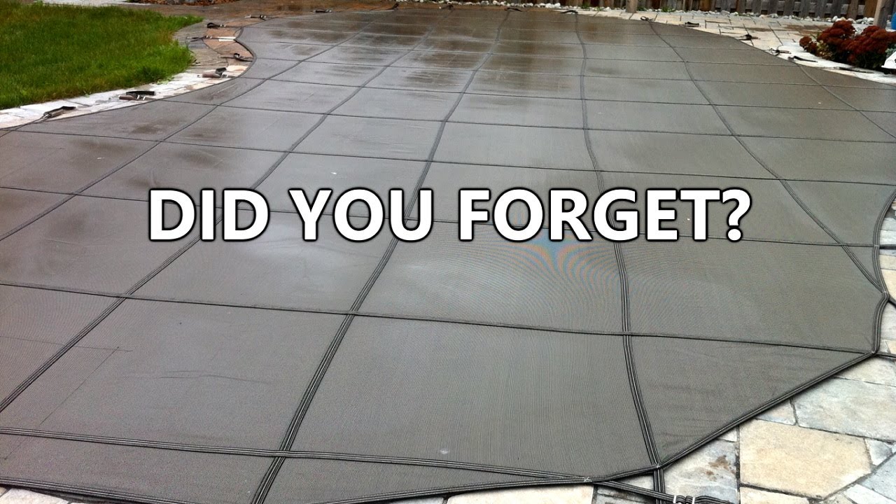 Double Check Your Pool After Winterizing - YouTube