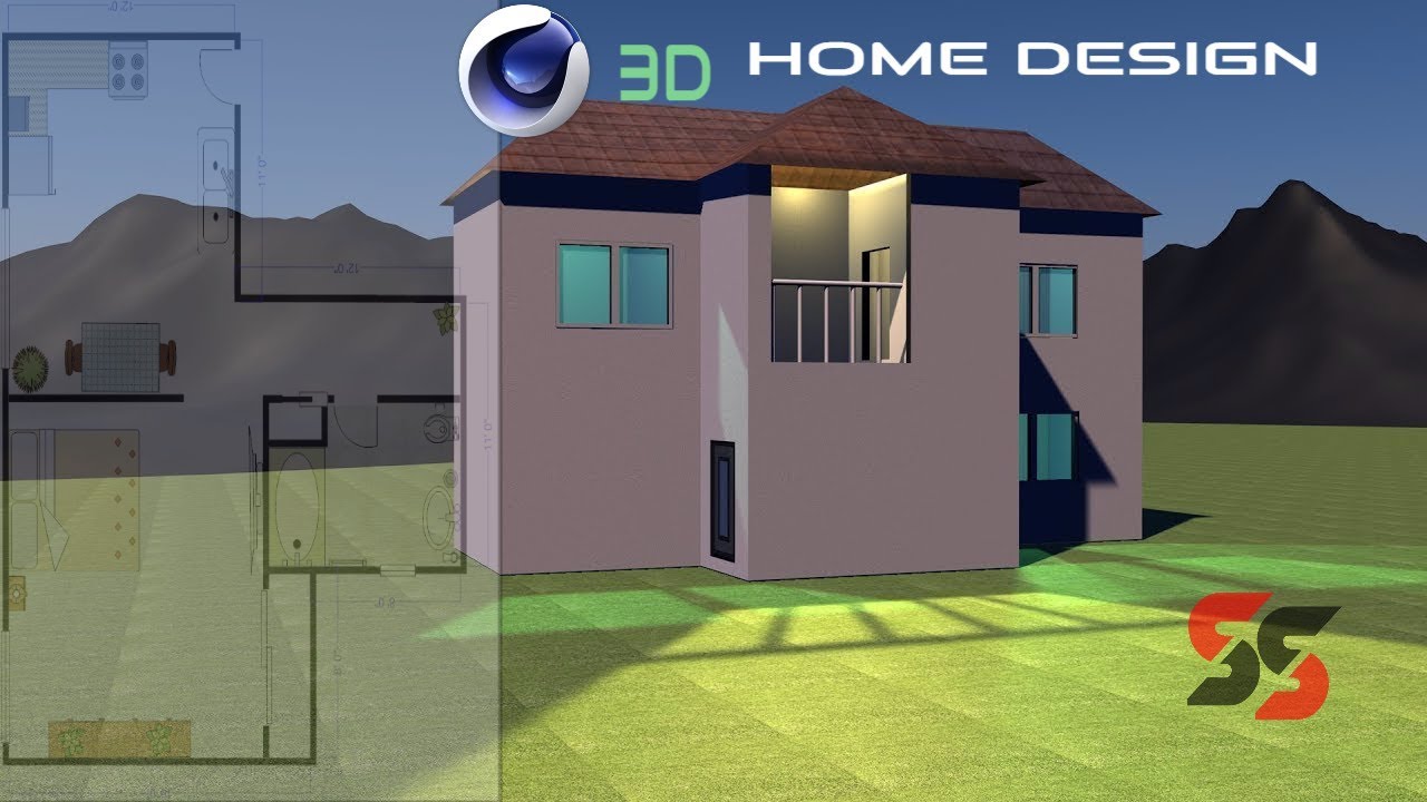 3D HOUSE DESIGN MODELİNG TUTORIAL ( cinema 4d ile 3d ev dizayn dersi ...