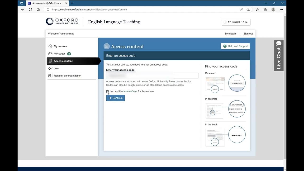 Oxfordlearn for Students Add Level and Join Class - YouTube
