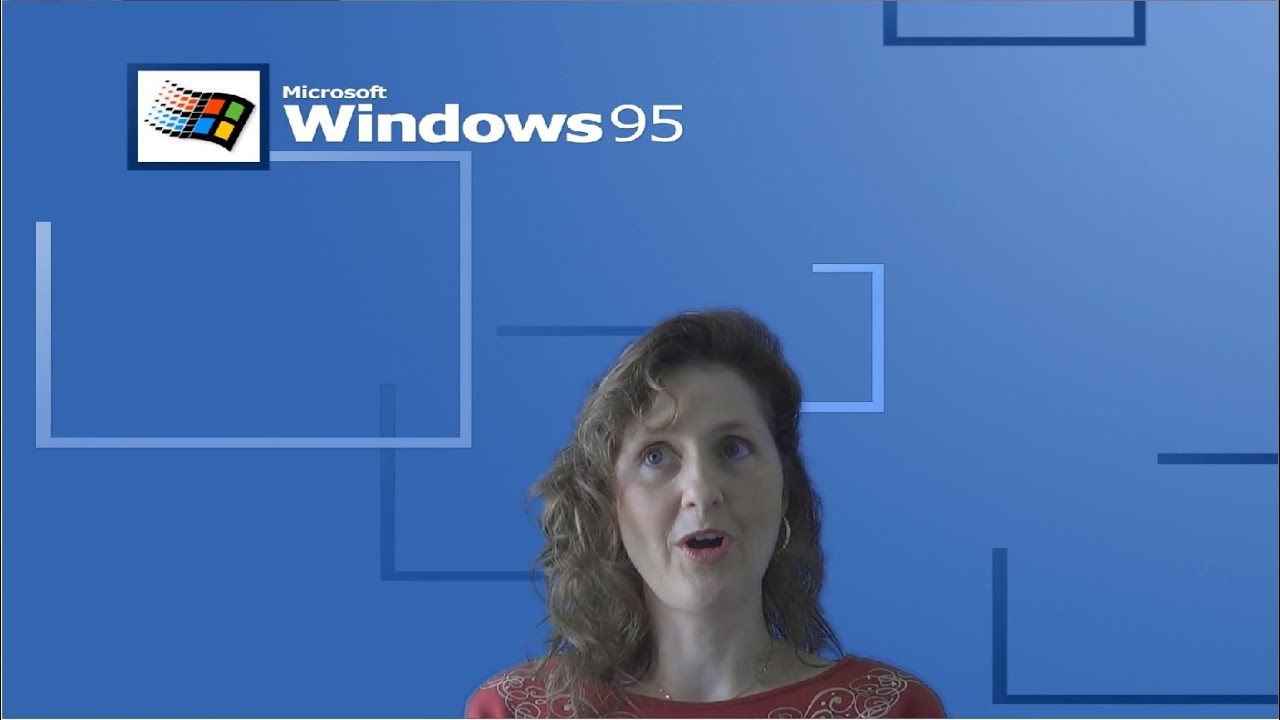 Mum Tries Out Windows 95 (1995) - YouTube
