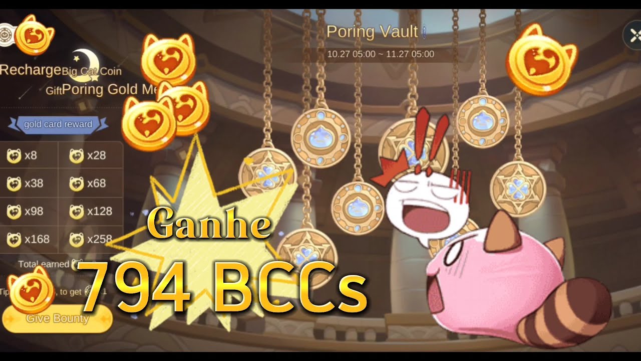Ganhe até 794 BCCs no Poring Vault - Gold Medals! | Ragnarok Mobile ...