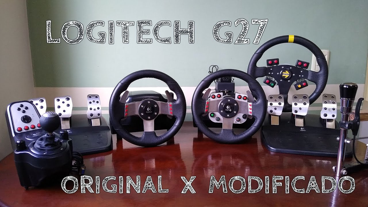 Logitech G27 | Original x Modificado - YouTube