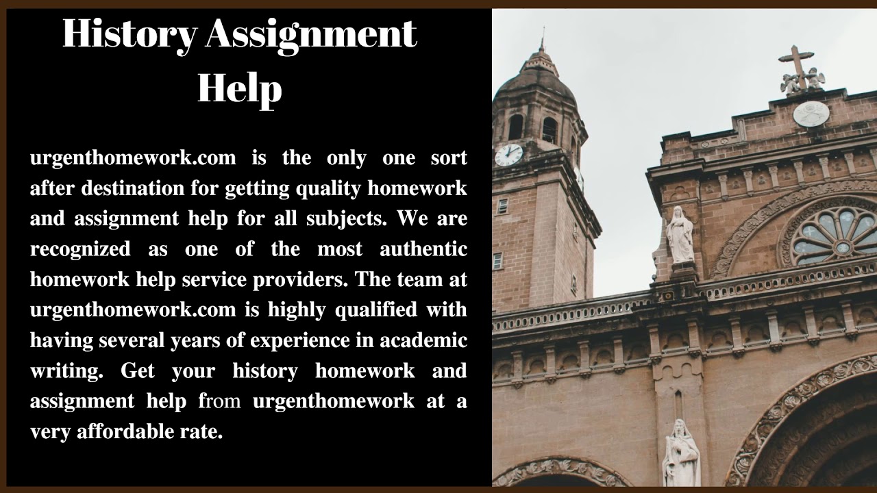 History Homework help - YouTube