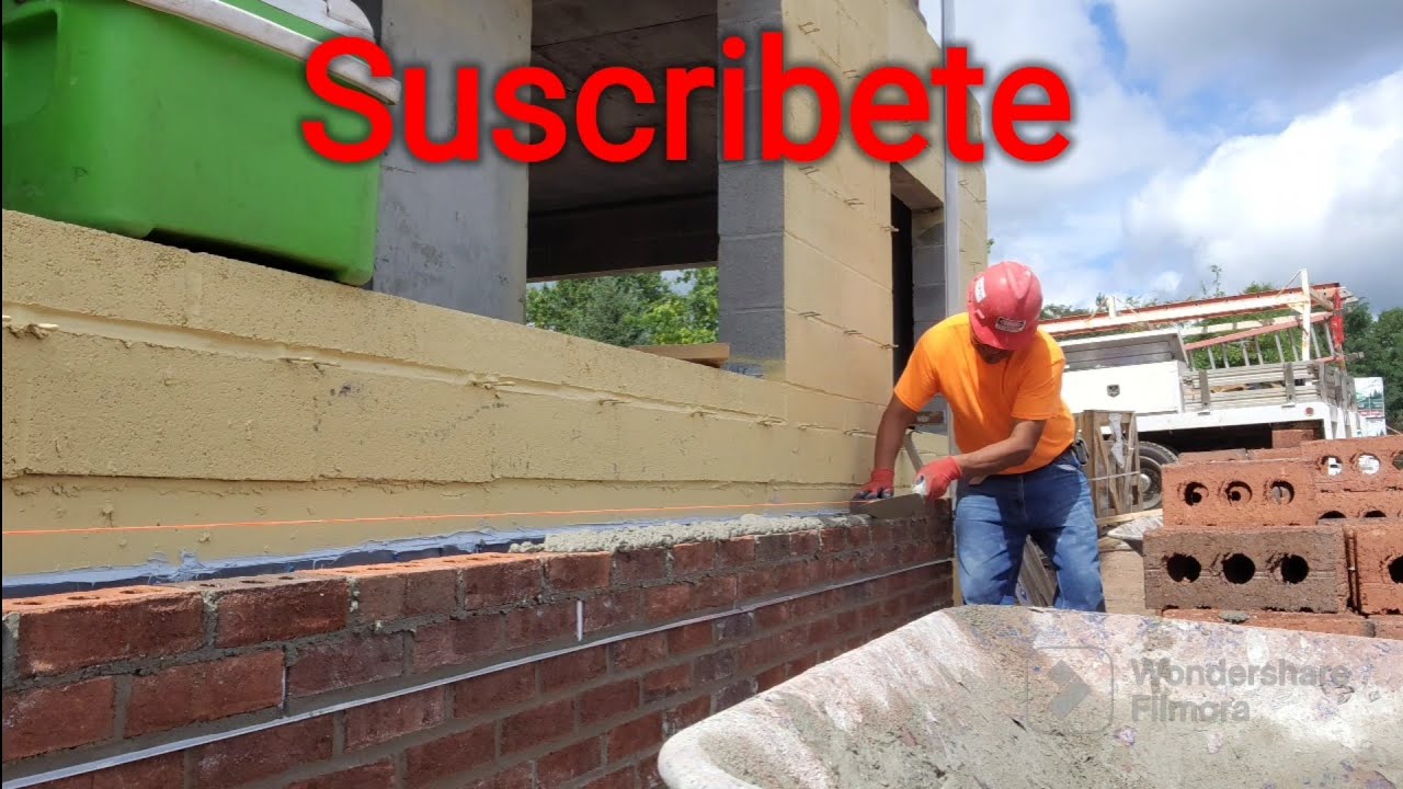 #ComoPegarLadrillo# Como Pegar Ladrillo Rapido Y Facil. - YouTube