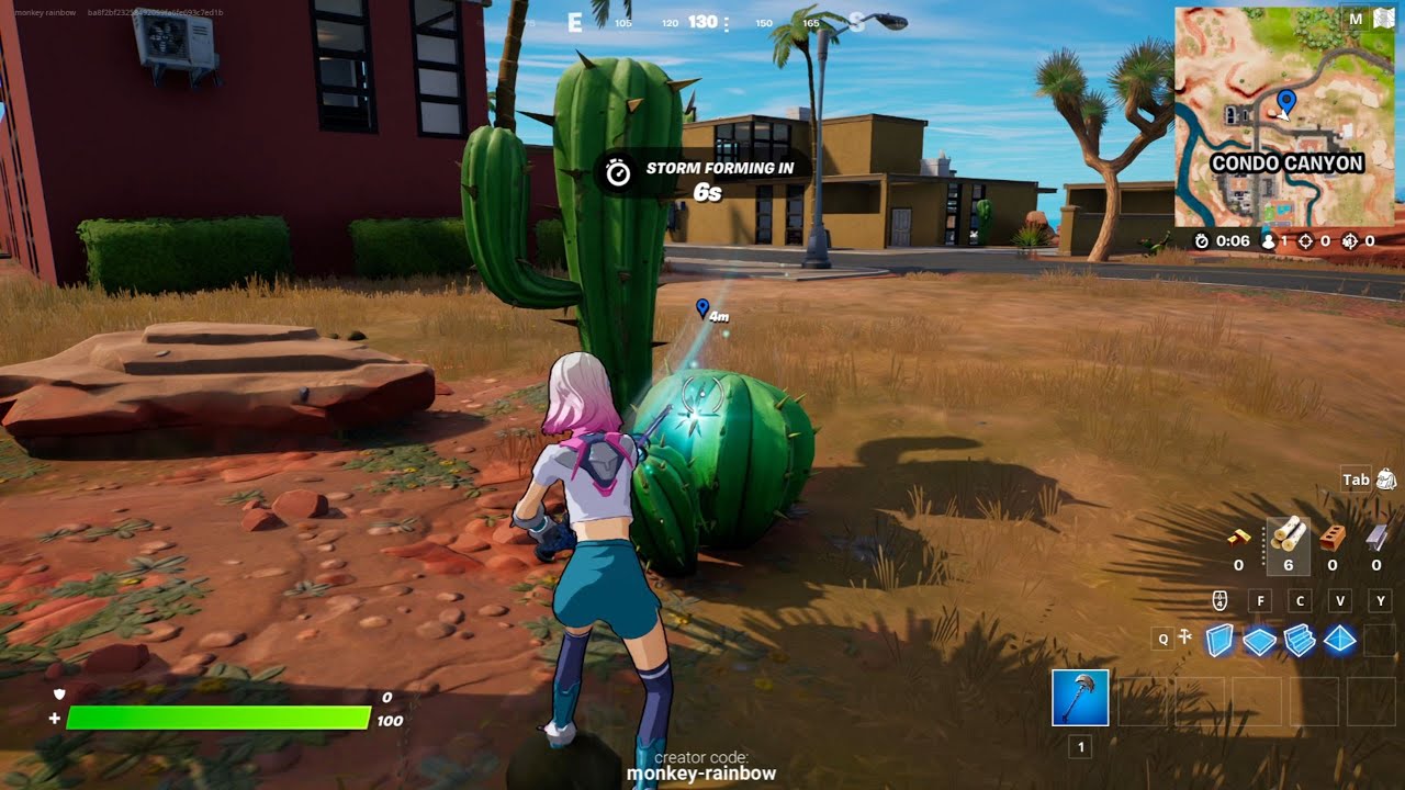 Where to Destroy Different Types of Cactus Plants in Fortnite - YouTube