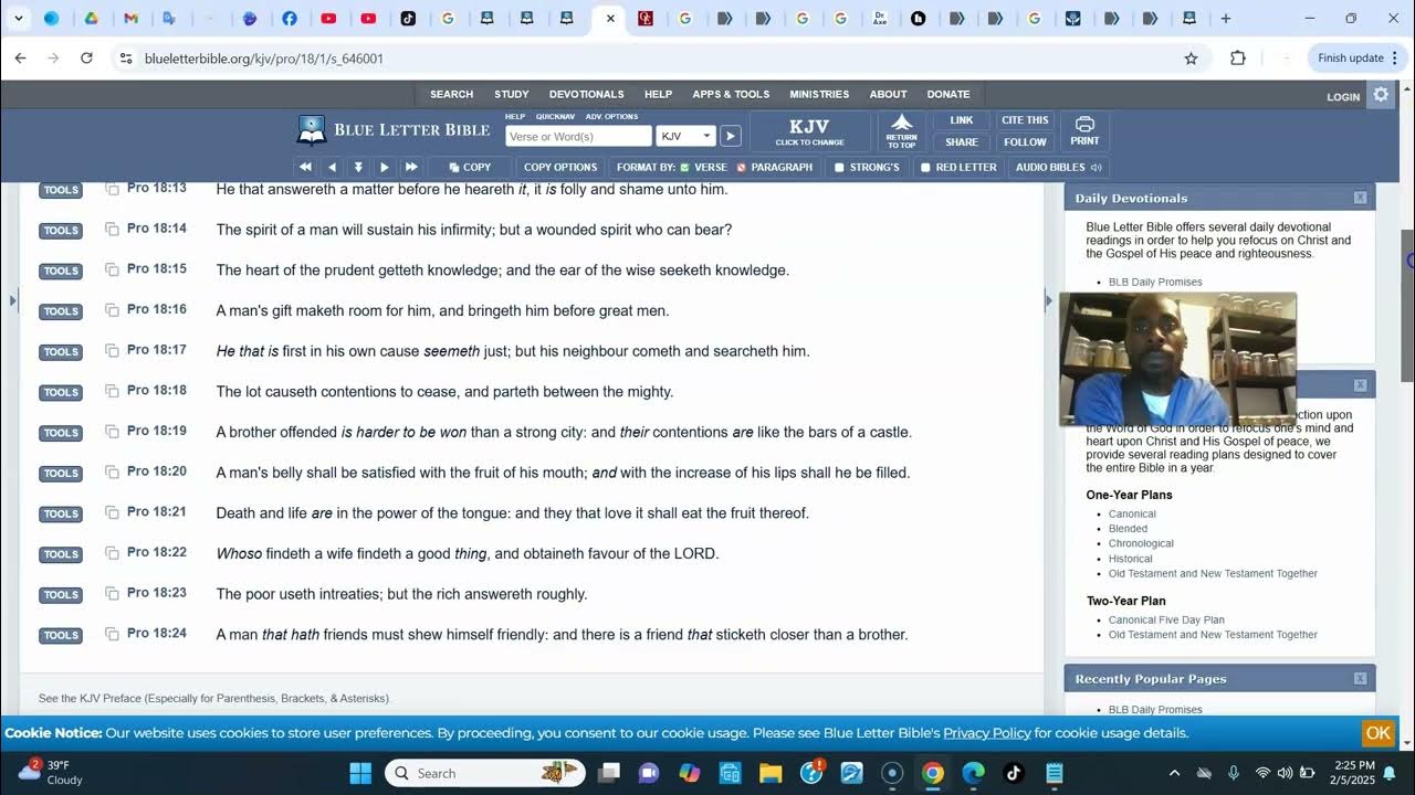 Proverbs Chapter 18 - YouTube