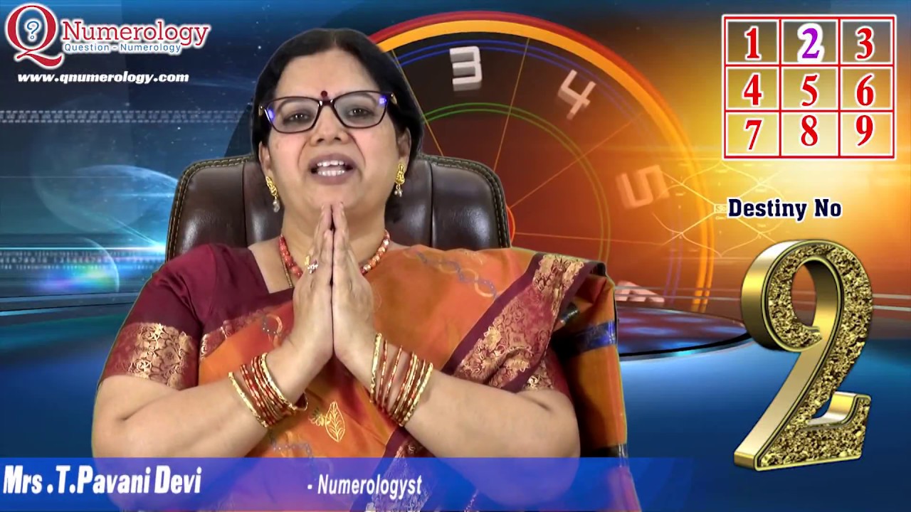 Destiny No 2 Calculate Destiny Number QNumerology In Telugu YouTube