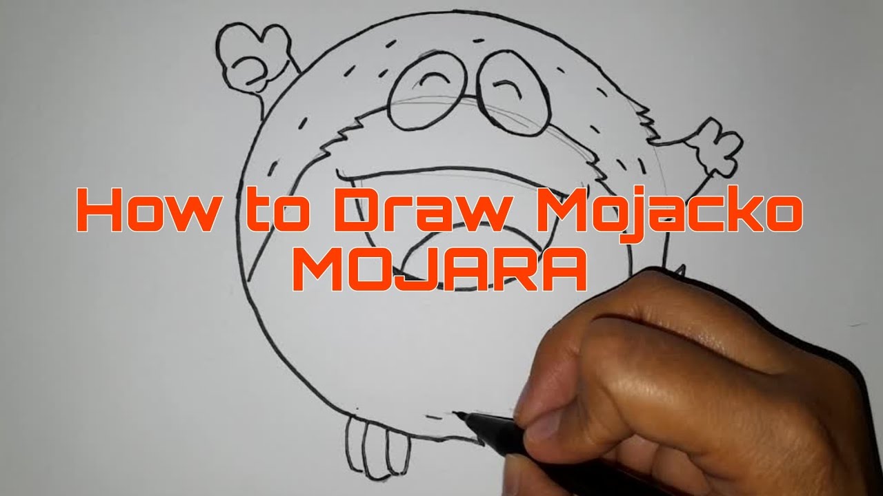 How to Draw and Coloring Mojacko Mojara for Beginner (Learn to Draw ...