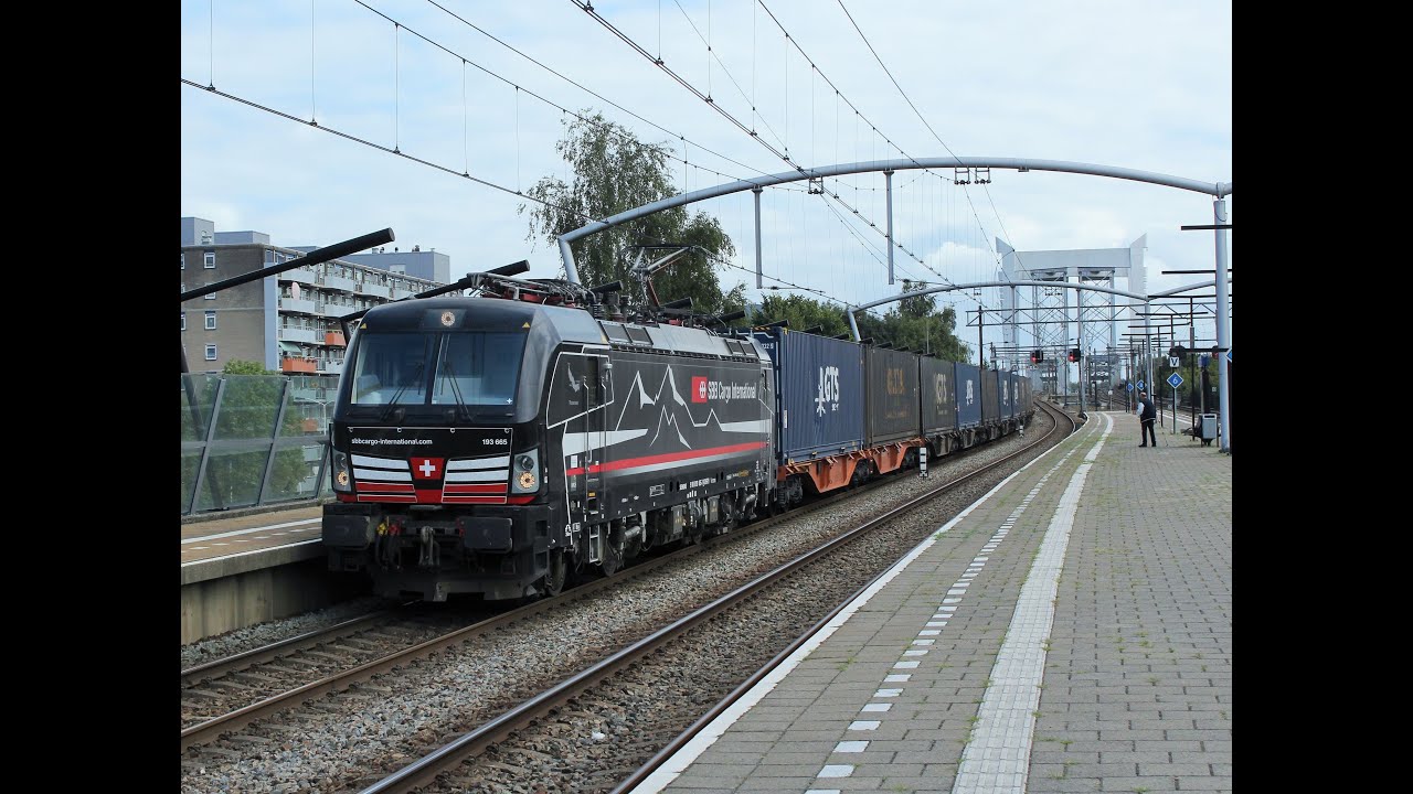 SBB Cargo Vectron 193 665 ‘Thunersee’ | Zwijndrecht - 4K - YouTube