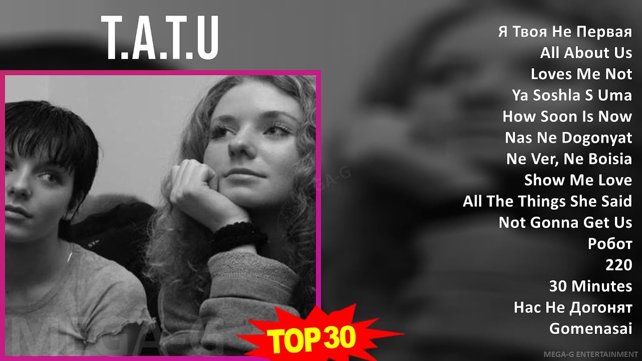 t . A . T . u 2024 MIX Best Songs ~ 1990s Music ~ Top Club Dance, Euro ...