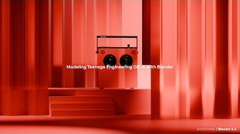 Create a Minimal Style 3D Abstract Design In Blender 3.2 | blender tutorial beginner - YouTube