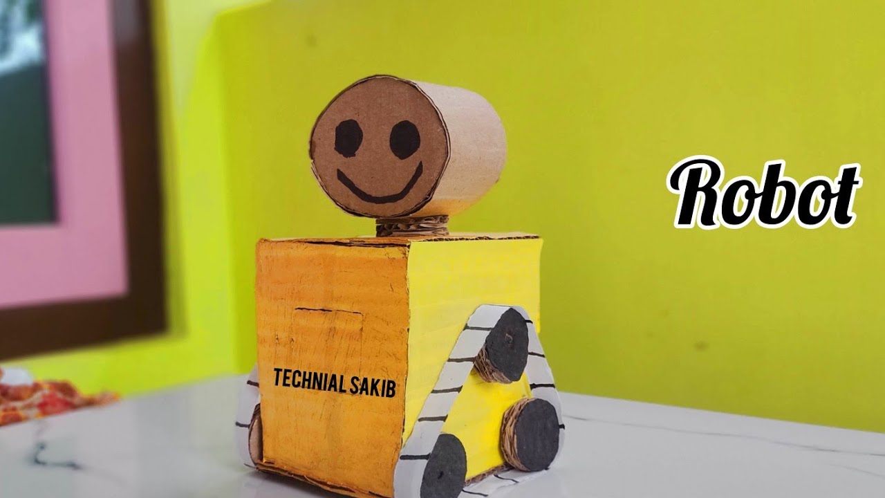 How to make robot || How to make a cardboard robot || Technial sakib ...