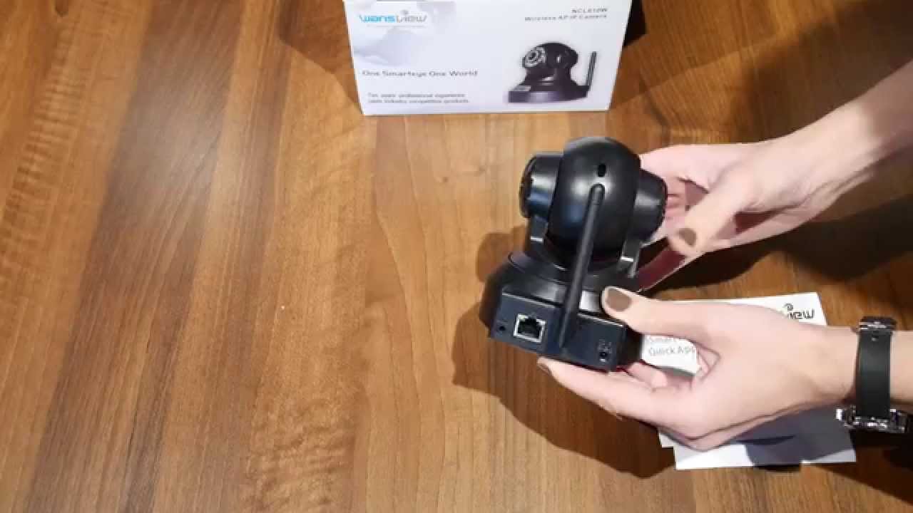 Camera IP wireless P2P Wansview NCL610W - www.1cctv.ro - YouTube