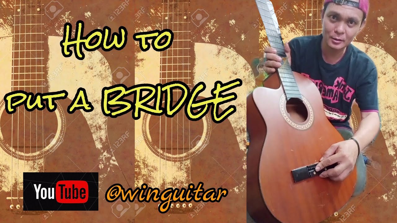 How to attach a bridge - Simple Way - YouTube