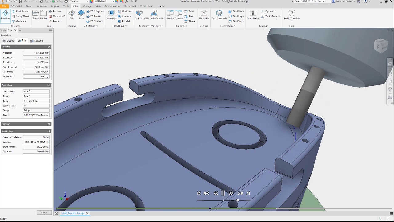 Inventor 2020 | What's New: Multi-Axis Milling - YouTube