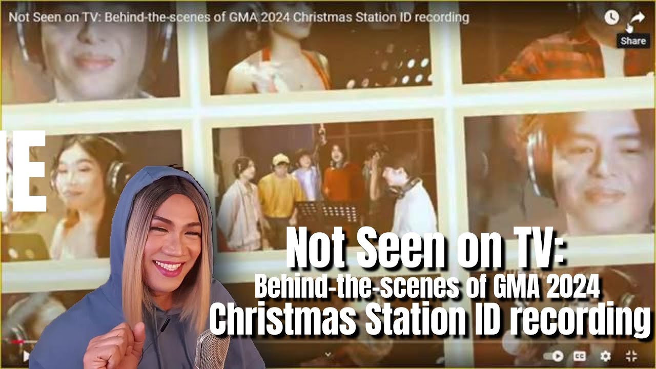 NNot Seen on TV: Behind-the-scenes of GMA 2024 Christmas Station ID ...