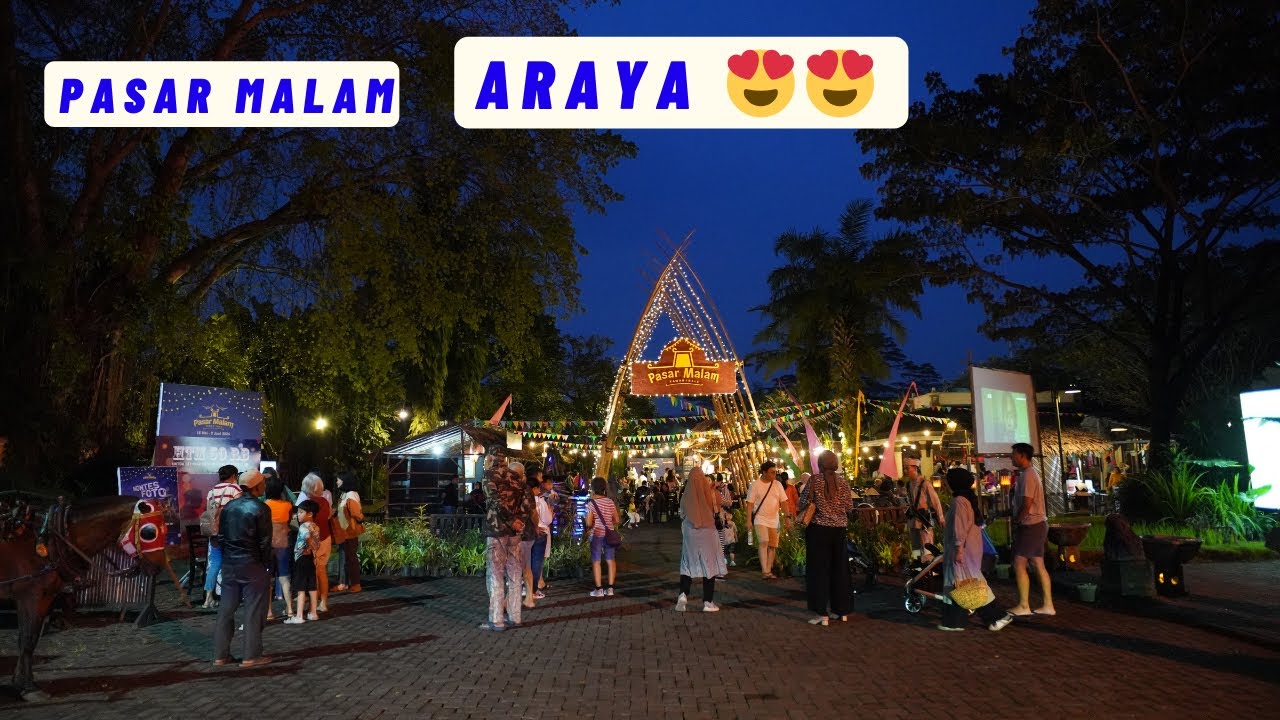 Pasar Malam ARAYA Malang 😍😍 Belinya pakai uang jadul nih.. - YouTube