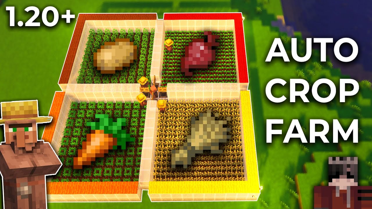 Minecraft: 1.20 Ultimate Crop Farm Tutorial - YouTube