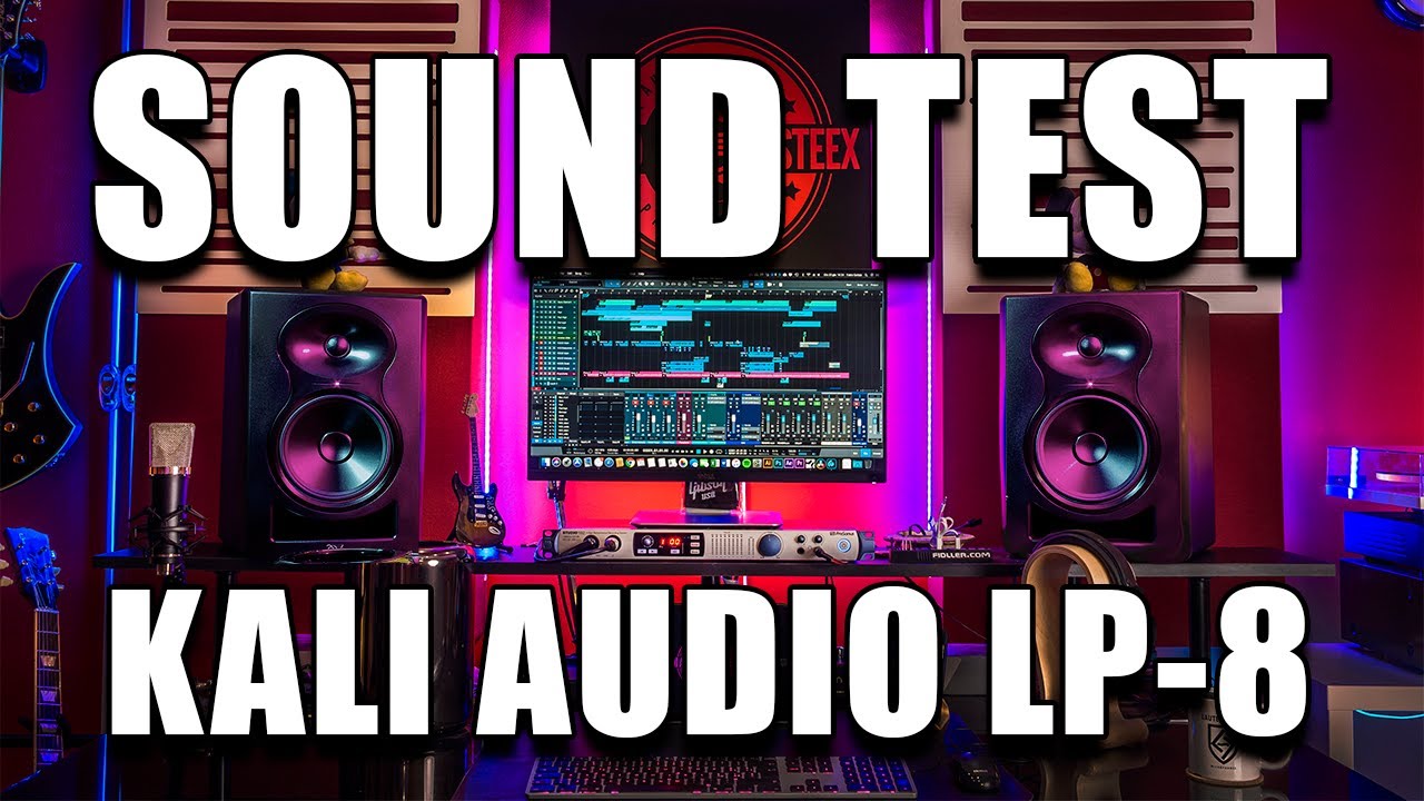 KALI AUDIO LP-8 Studio Monitors SOUND TEST | Audio Comparison with KRK ...