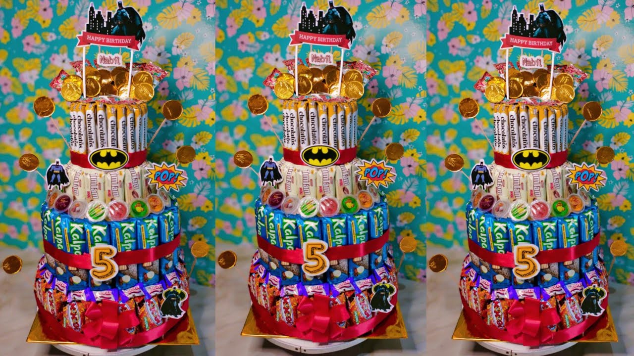 Cara membuat Kue ulang tahun snack a/u Snack tower yg super mudah di ...
