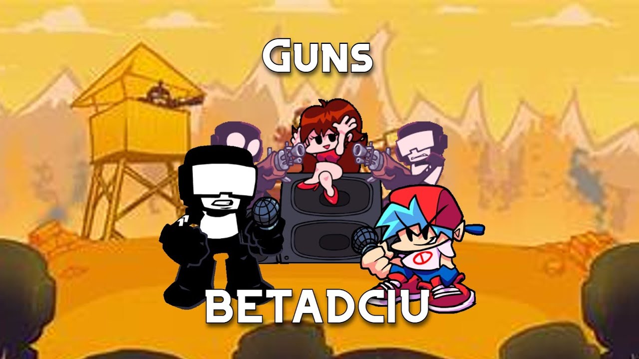 FNF Guns but Every Turn a Different Character is Used🎶 (FNF Guns ...