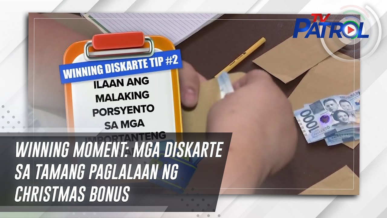 Winning Moment: Mga diskarte sa tamang paglalaan ng Christmas bonus ...