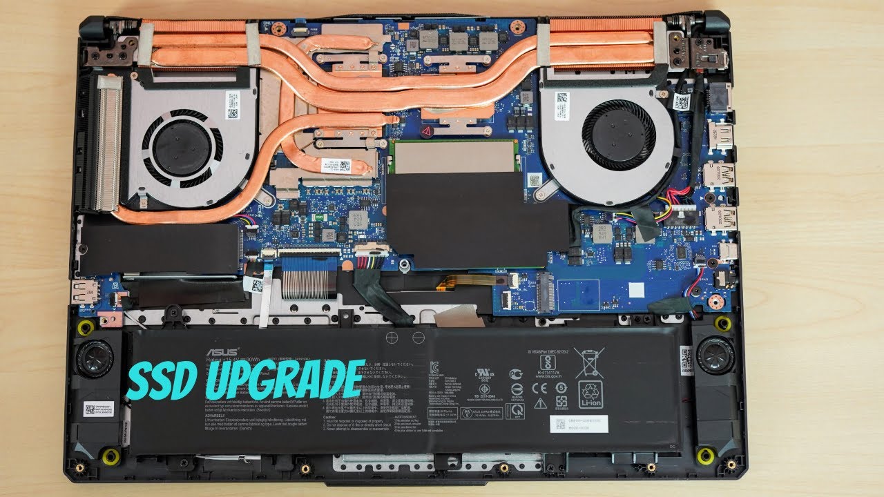 Asus Tuf a15 SSD upgrade, and how to configure. - YouTube