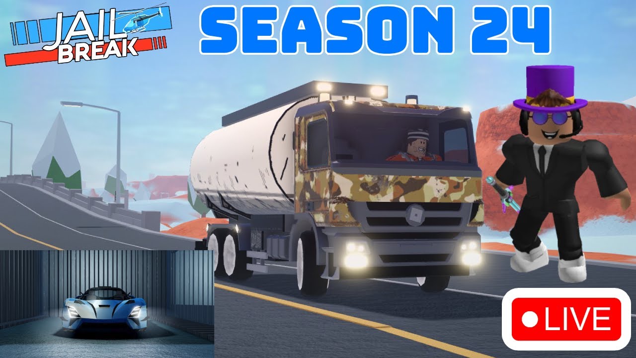 Roblox Live🔴 | Roblox Jailbreak Season 24 With Fans (Christmas) - YouTube