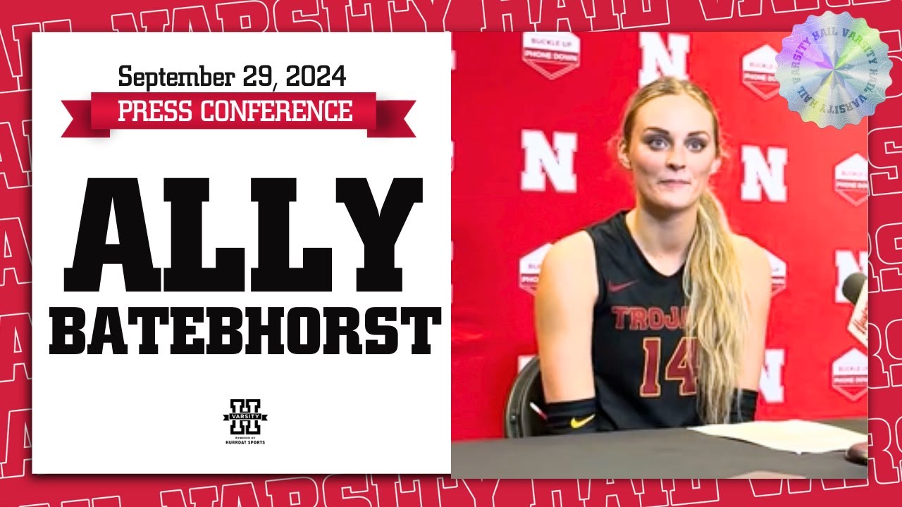 Ally Batenhorst Reacts to Welcome Home in Lincoln | Press Conference ...
