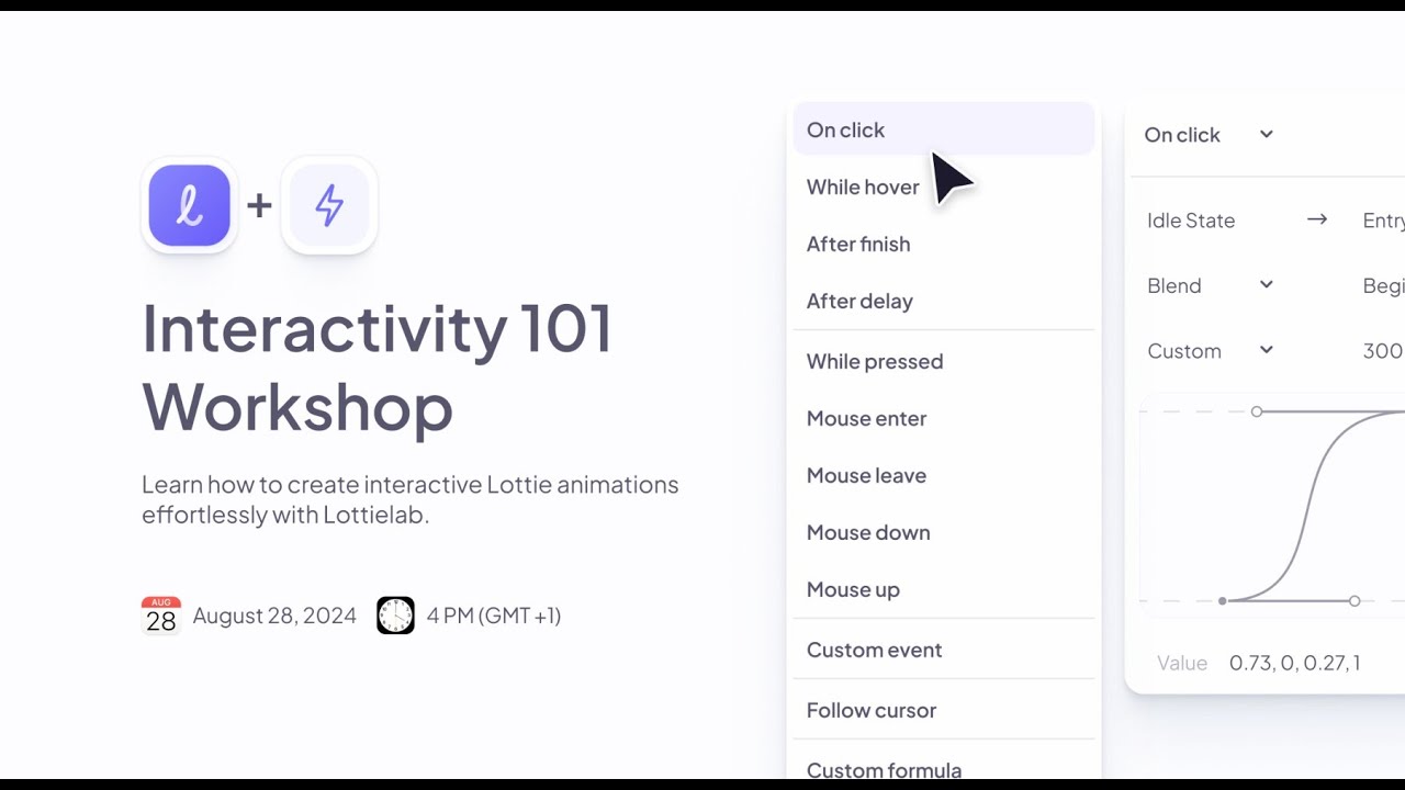 Intro To Interactive Animation In Lottielab | Lottielab Interactivity ...