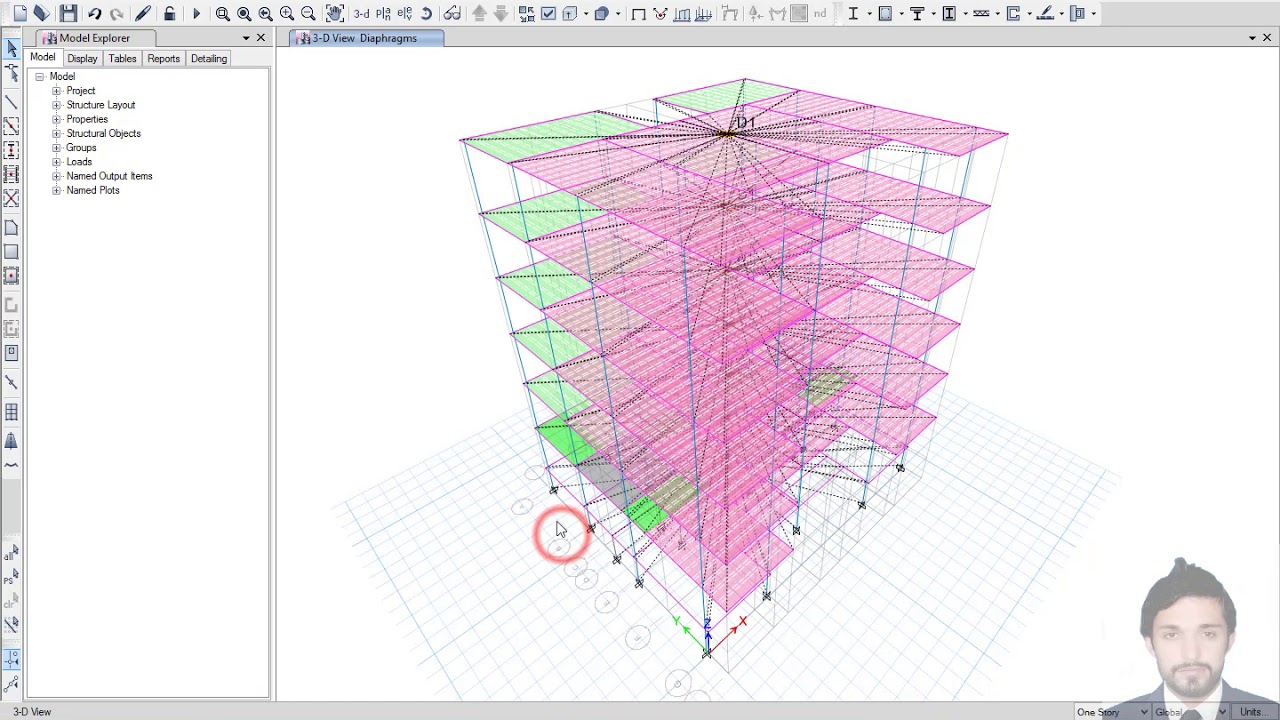 6 STORY BUILDING DESIGN IN ETABS - YouTube