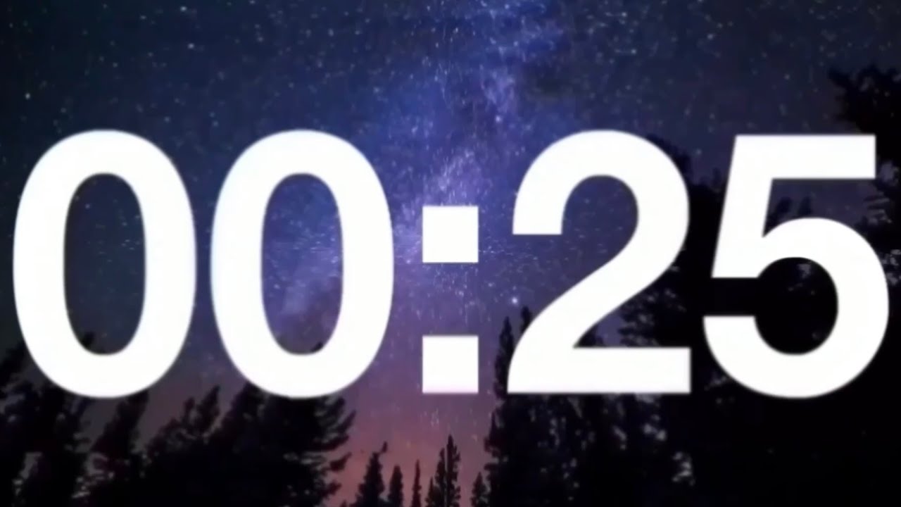 25 second timer - YouTube