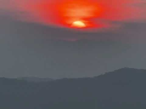 Sunset at Raja Seat Madicari Coorg India - YouTube