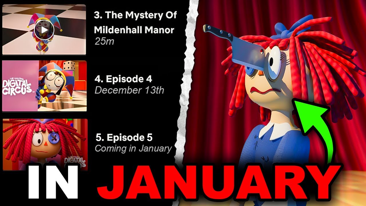 Episode 5 Release Date LEAKED! - The Amazing Digital Circus - YouTube