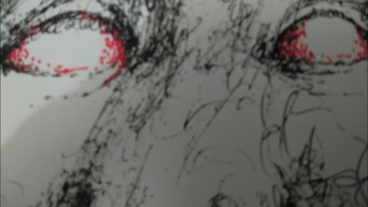 scribble drawing,time lapse orang botak - YouTube