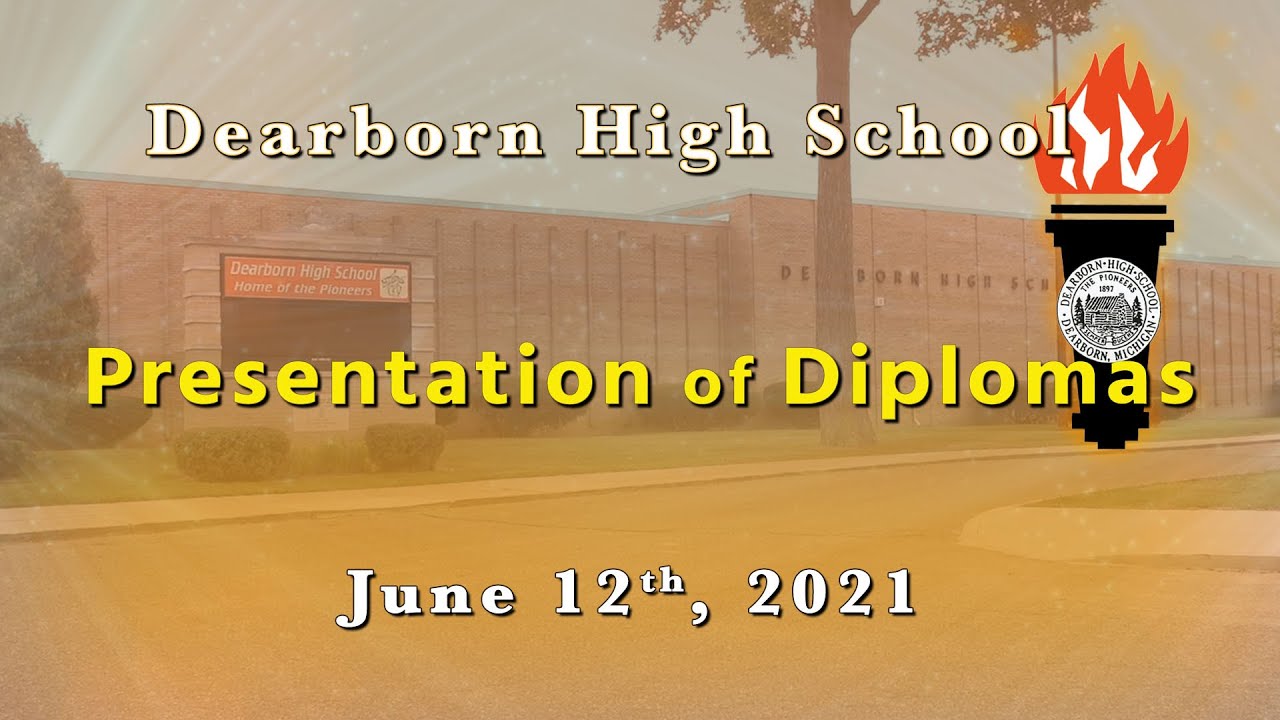 Dearborn High School - 2021 Commencement Ceremony. Part 2 - YouTube