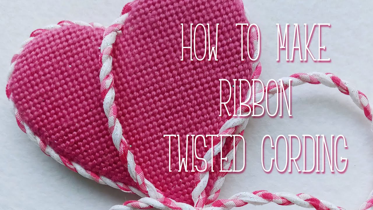 Making cording using ribbon! - YouTube