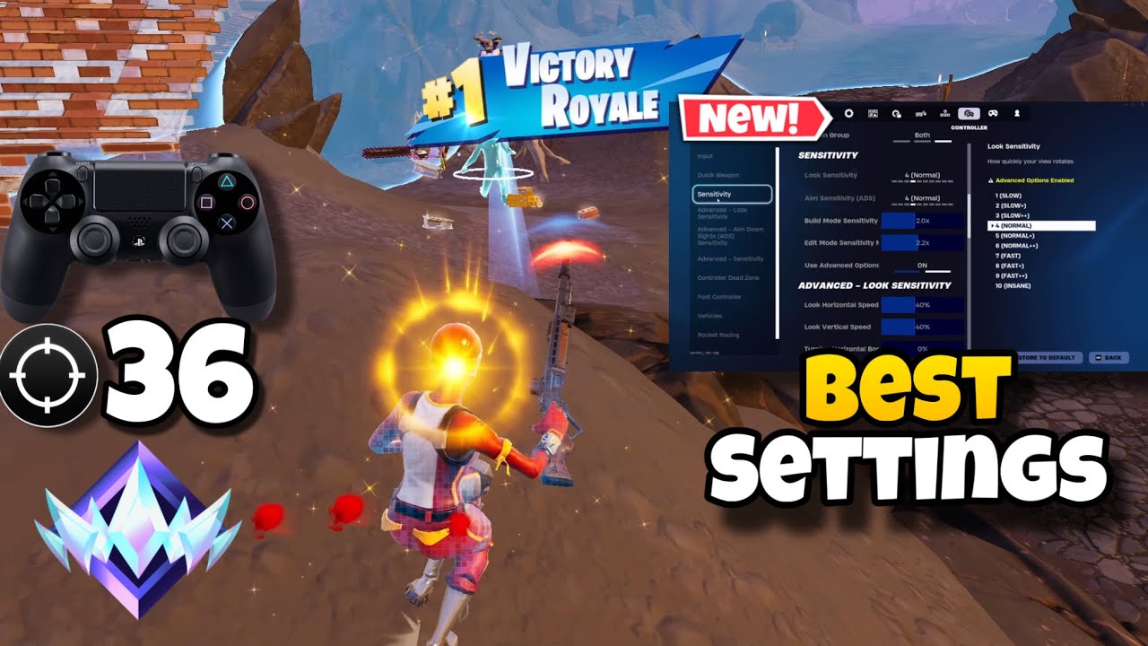 UNREAL SOLO RANKED on Controller + Best Controller Settings for AIMBOT🎯(PS4/PS5/Xbox/PC) - YouTube