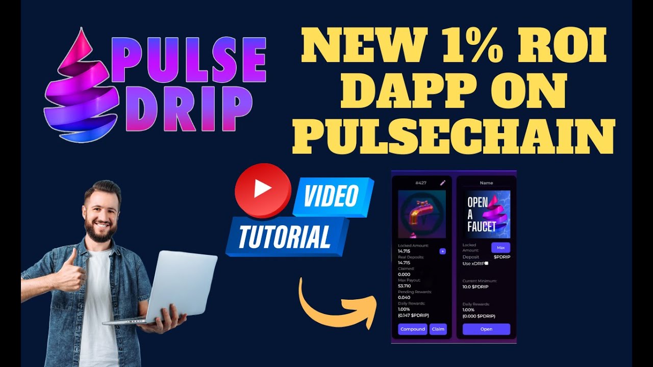 Pulse Drip - New 1% ROI Dapp On PulseChain - Better Than Drip Network ...