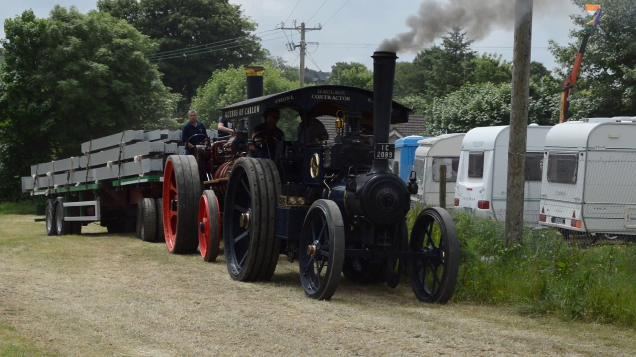 Heavy Haulage At Innishannon Steam & Vintage Rally 2016. - YouTube