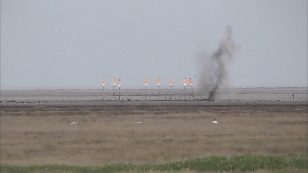 Holbeach Range B-52 Ordnance Target 5 21.03.19 - YouTube