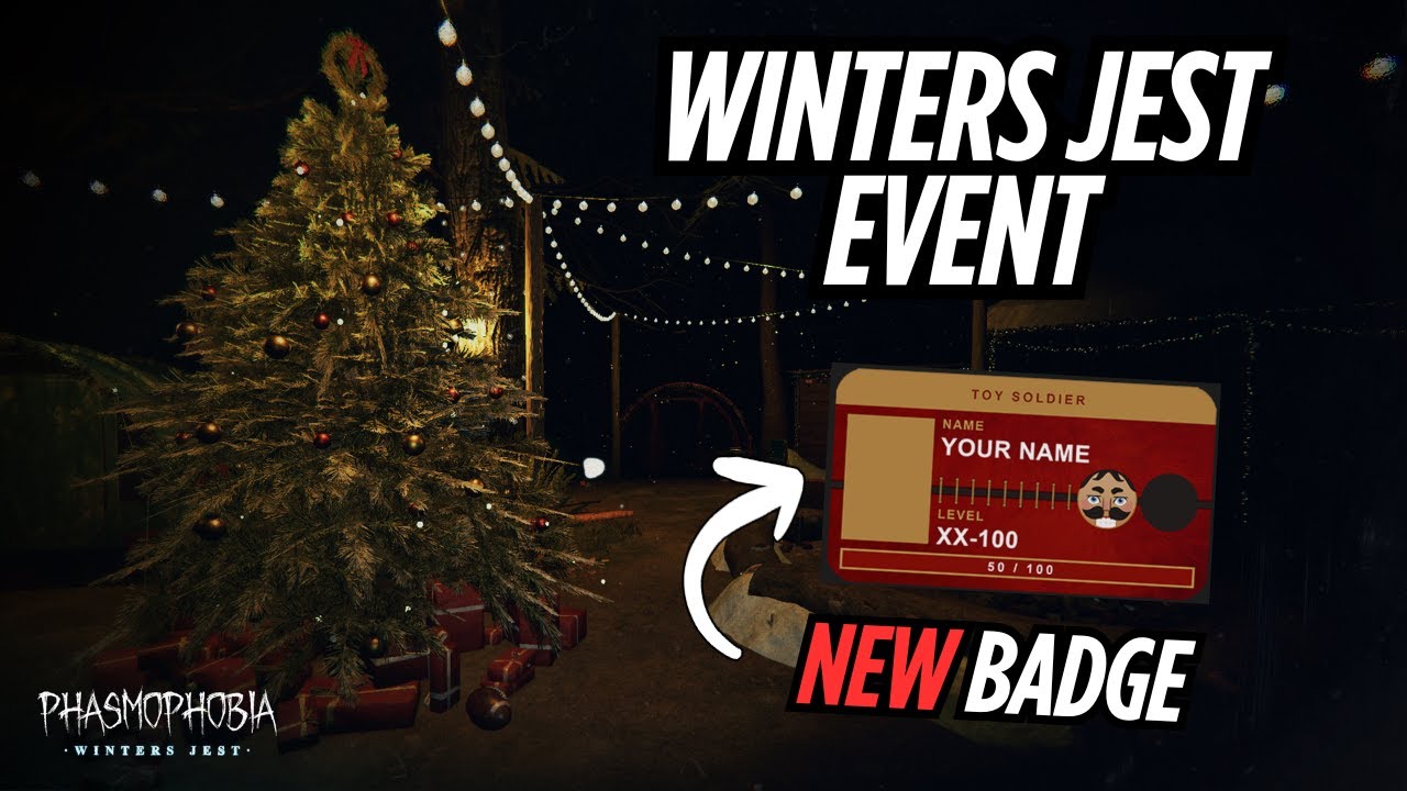 Winter's Jest Event and New ID Card and Badge | Phasmophobia - YouTube
