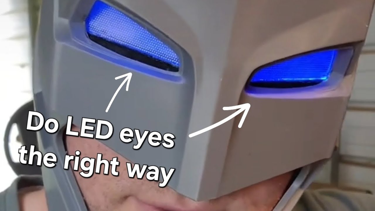 How to Cosplay With LED Eyes, the RIGHT Way! - YouTube