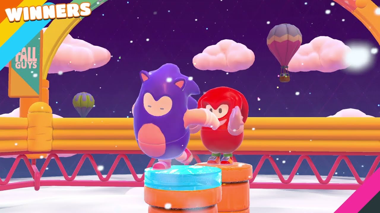 Fall Guys - Sonic & Knuckles victory 👑 - YouTube