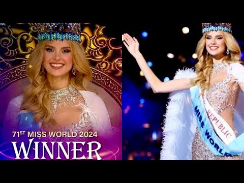 Miss World 2024: Krystyna Pyszkova Of Czech Republic Wins The 71st ...