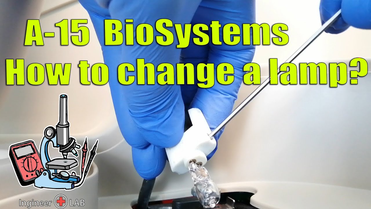 Change the lamp А15 BioSystems - YouTube