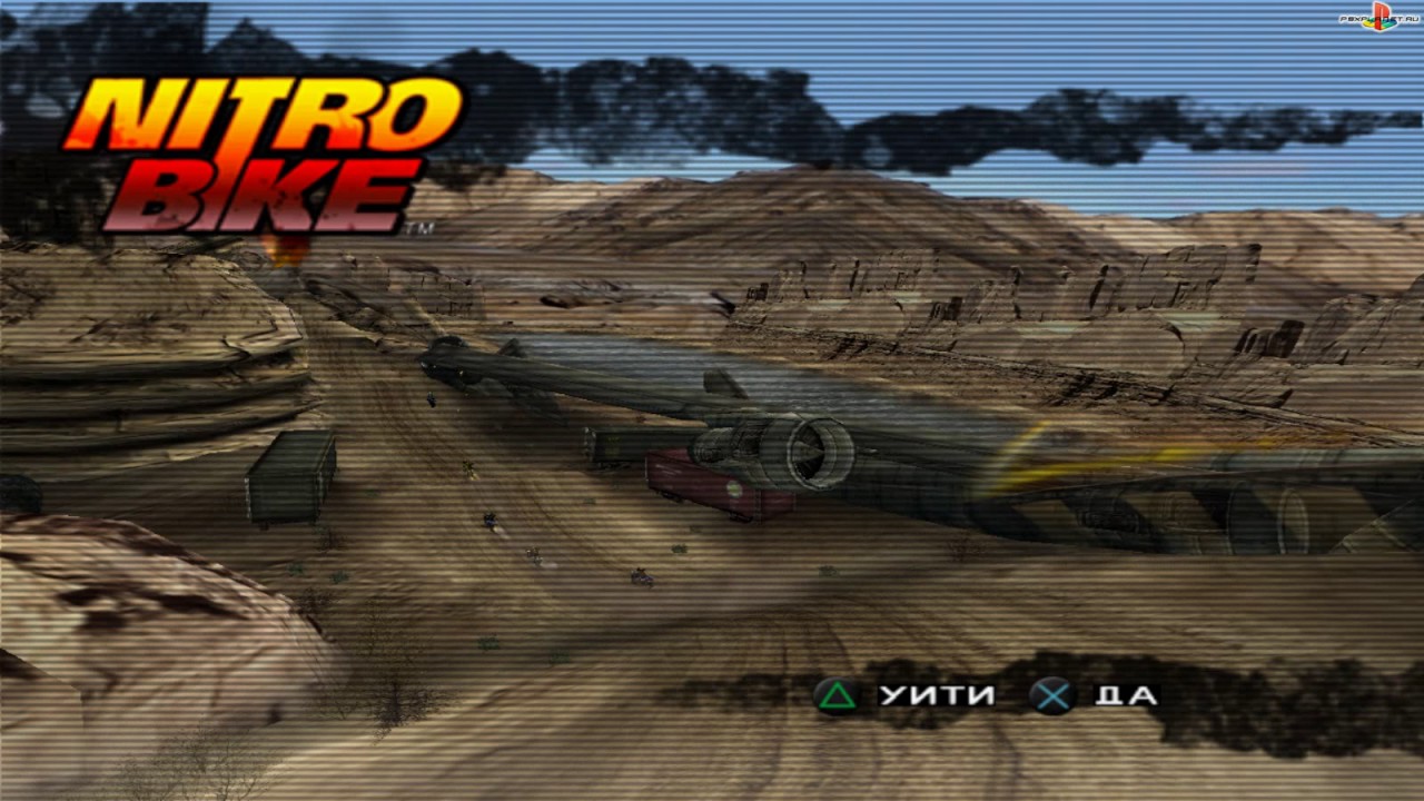 (PS2) Nitro Bike (SLUS-21738) (Russian) Intro & Gameplay - YouTube